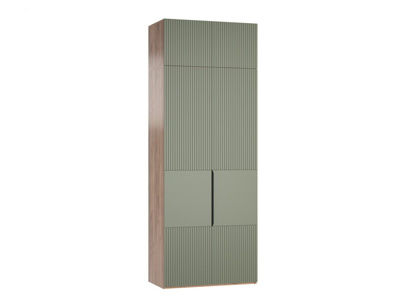 Шкаф распашной для одежды "Тайлер" 90х240х50 Дуб крафт табачный / Виола