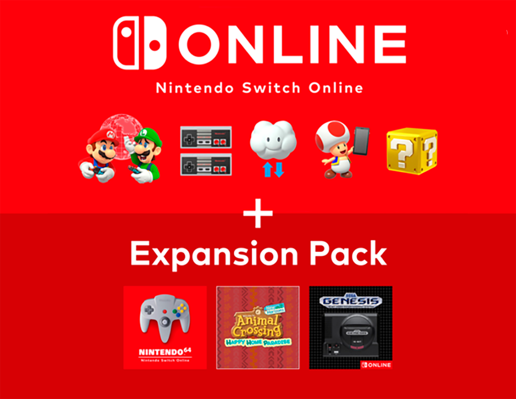 Nintendo Switch Online + Expansion Pack (Индивидуальное членство + Пакет расширения - 12 месяцев) (Цифровая версия) (EU)