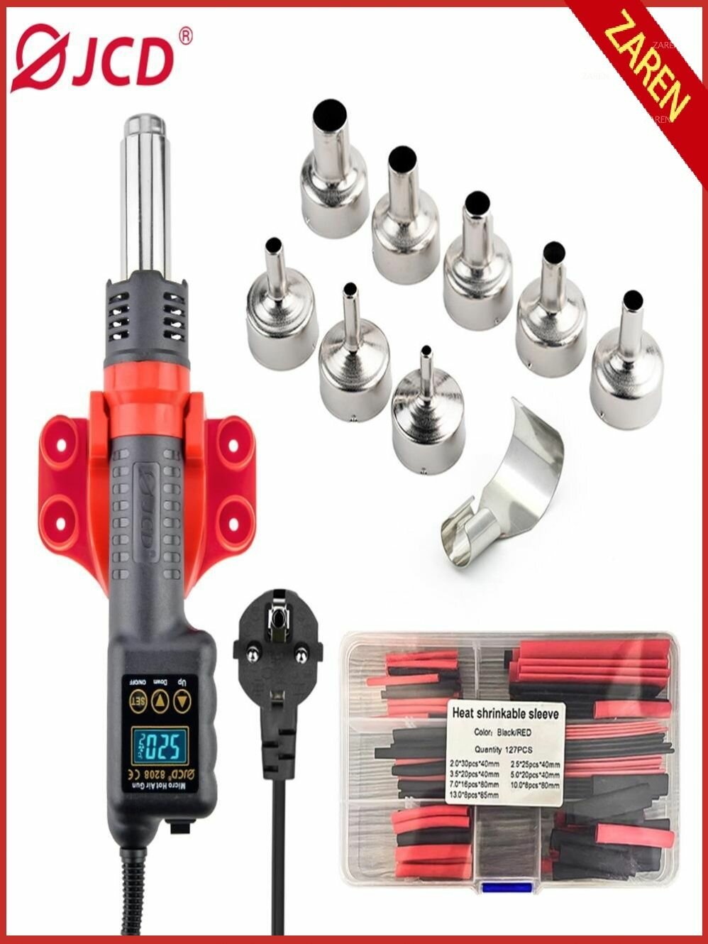 Эксклюзивный термофен JCD 750 Вт с керамическим нагревателем