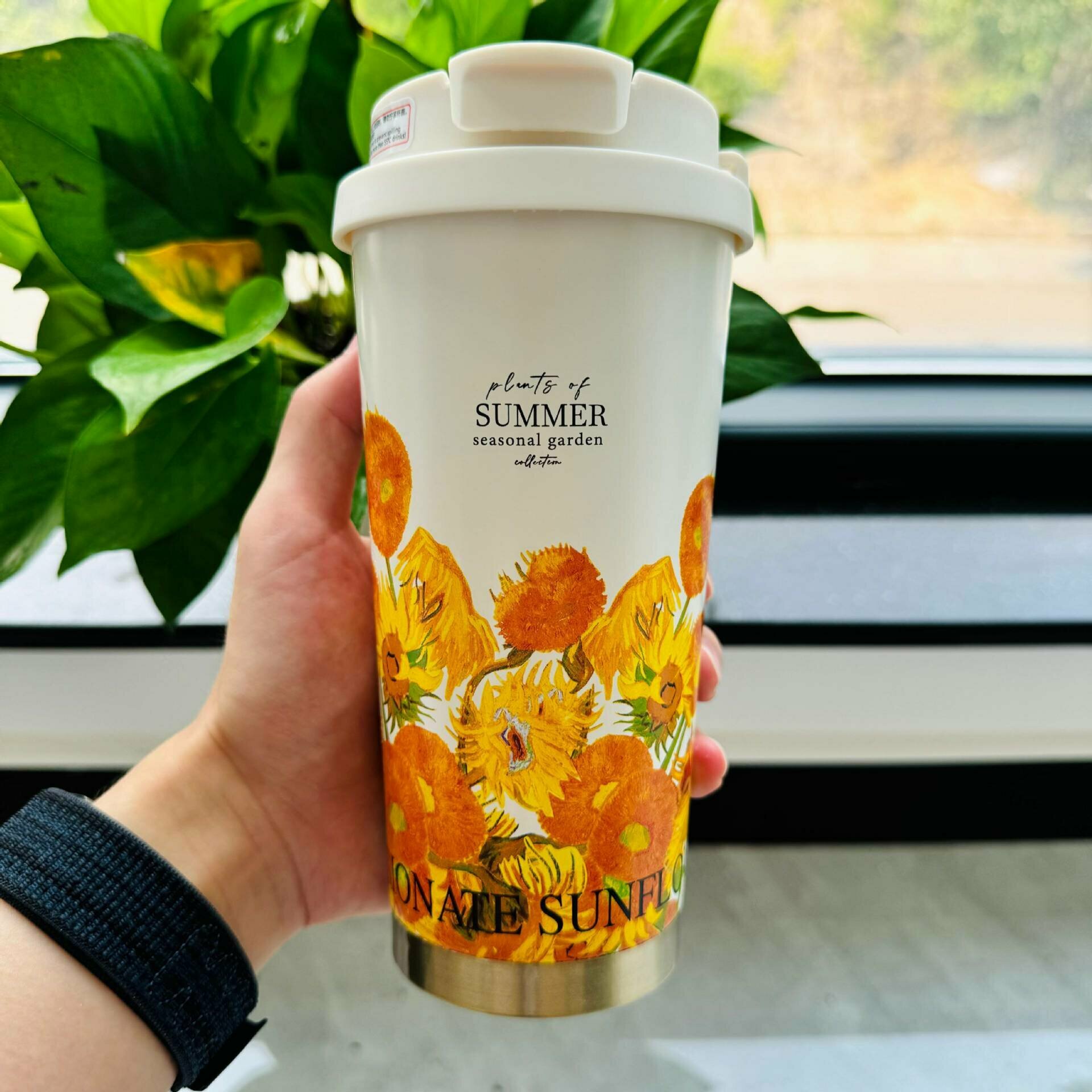 Автомобильная кружка для кофе с изображением ландышей, термобутылка для двух напитков из нержавеющей стали, женская бутылка для воды, бутылка для воды с принтом.