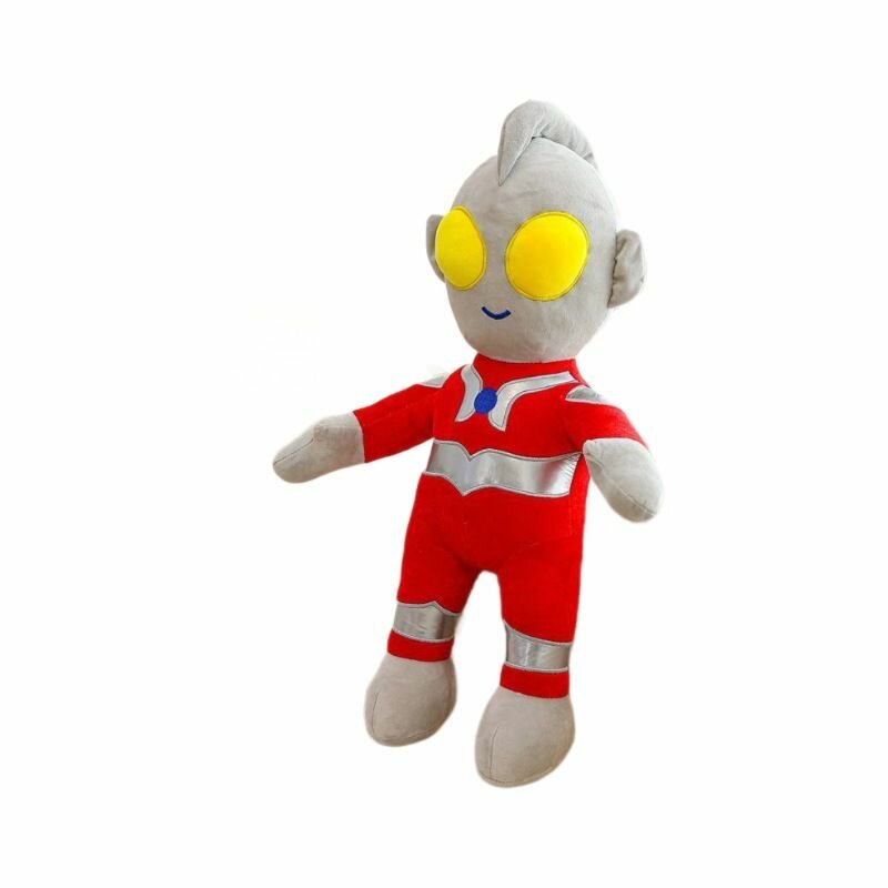 Плюшевый Ультраман большой, подушка-обнимашка для мальчиков, игрушка для сна и игр