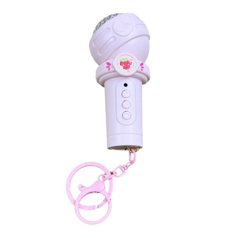 Детская игрушка-брелок с диктофоном, розовый