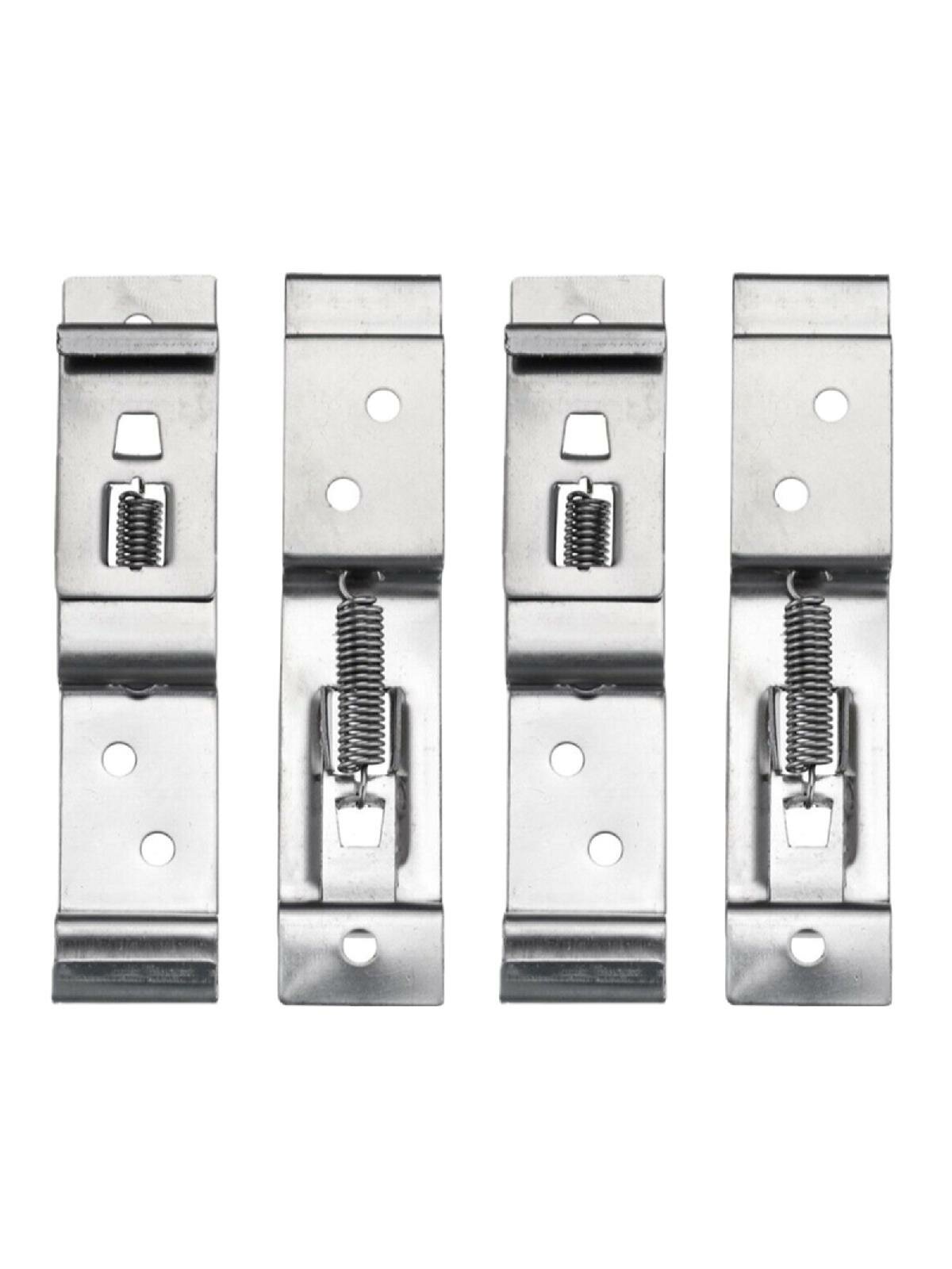 4шт Держатель номерного знака прицепа Кронштейн номерного знака Металлический зажим для номерного знака