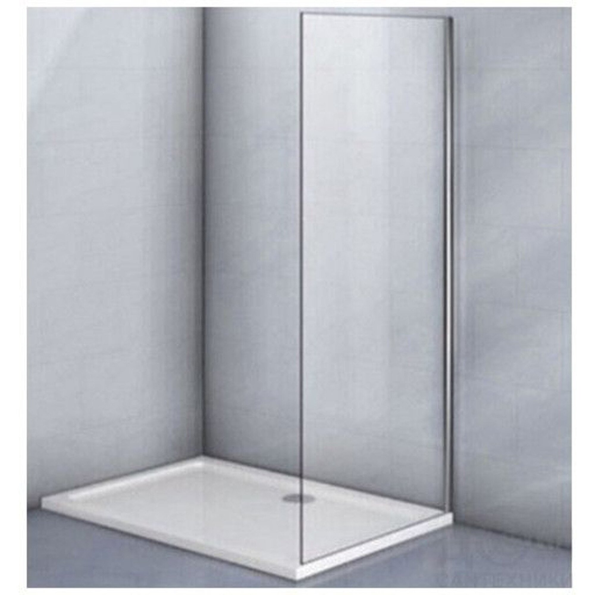 Душевая панель Veconi Rovigo 80x195 см стекло прозрачное, хром (KP06-80-01-19C4)