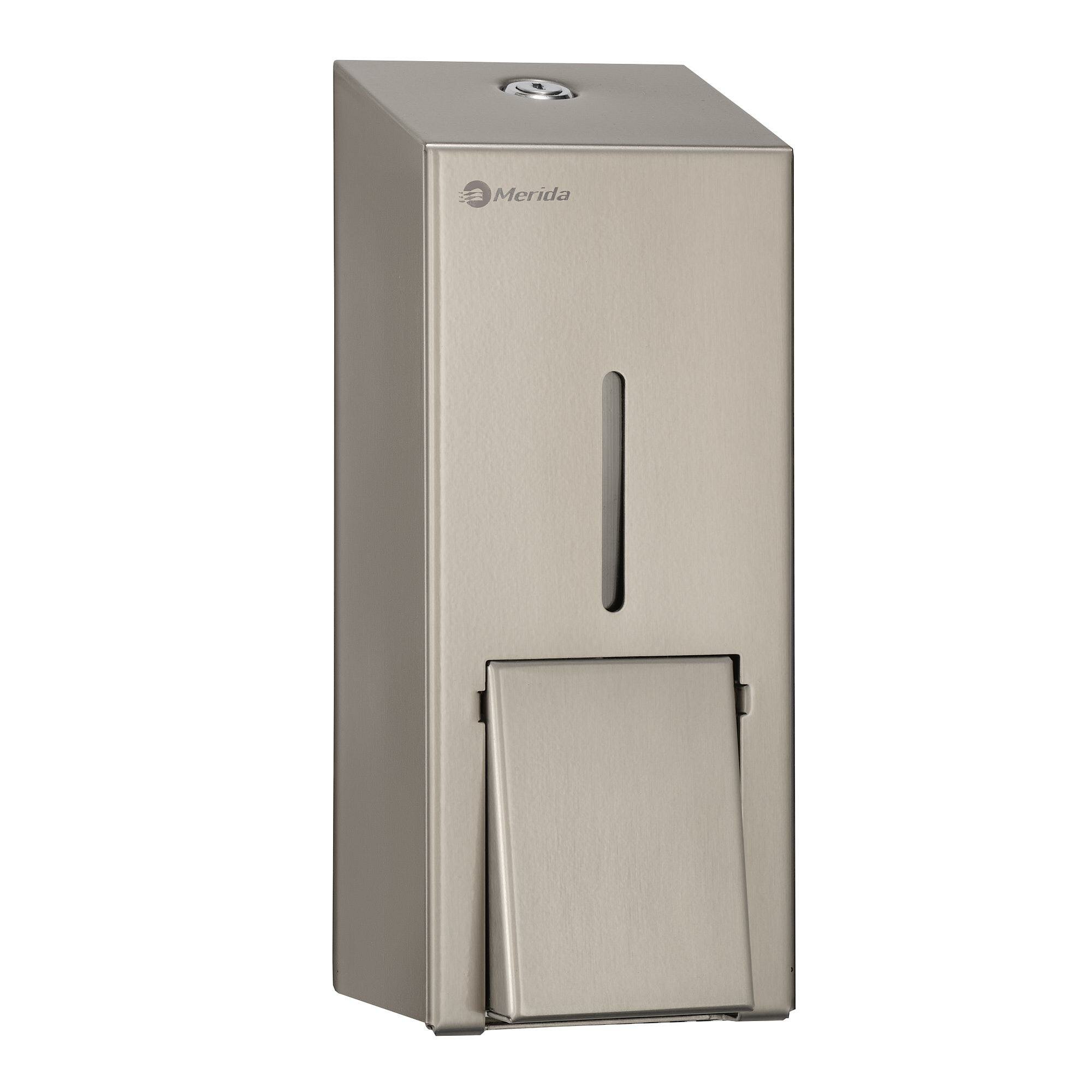 Дозатор для жидкого мыла Merida Stella R DSA102. R цвет Нержавеющая сталь