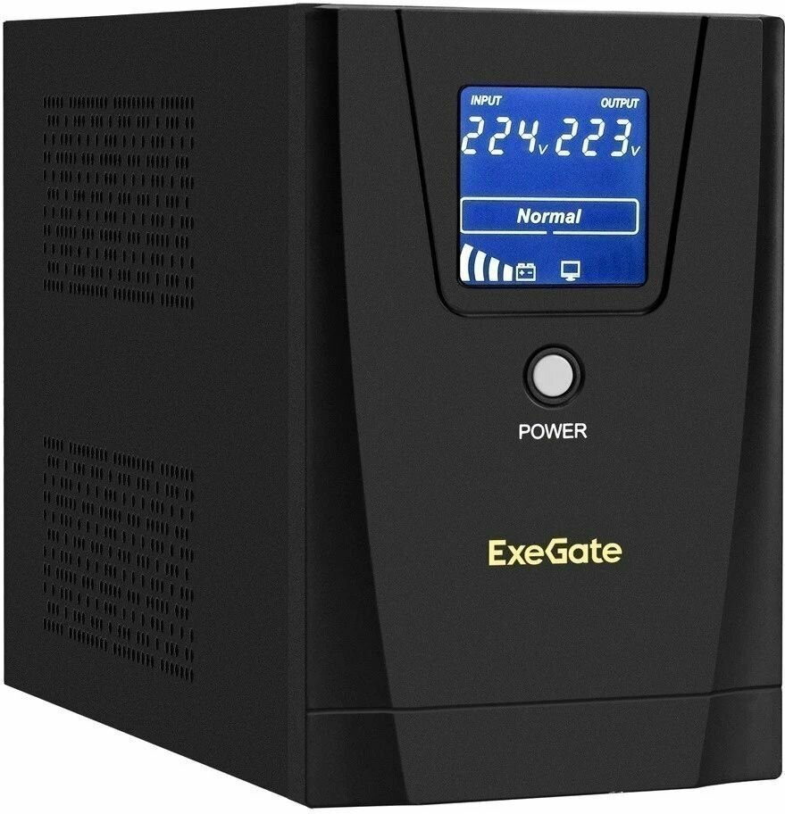 ИБП ExeGate SpecialPro Smart LLB-1200. LCD. AVR.2SH.3C13 (EX292795RUS)