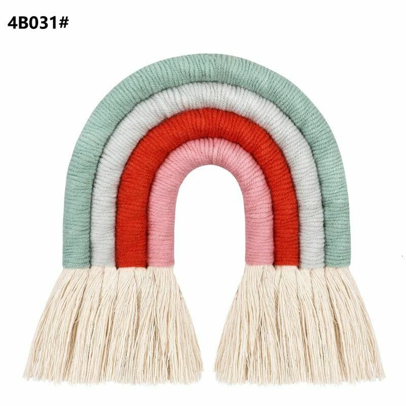 Радужное макраме для детской и дома, 4B031
