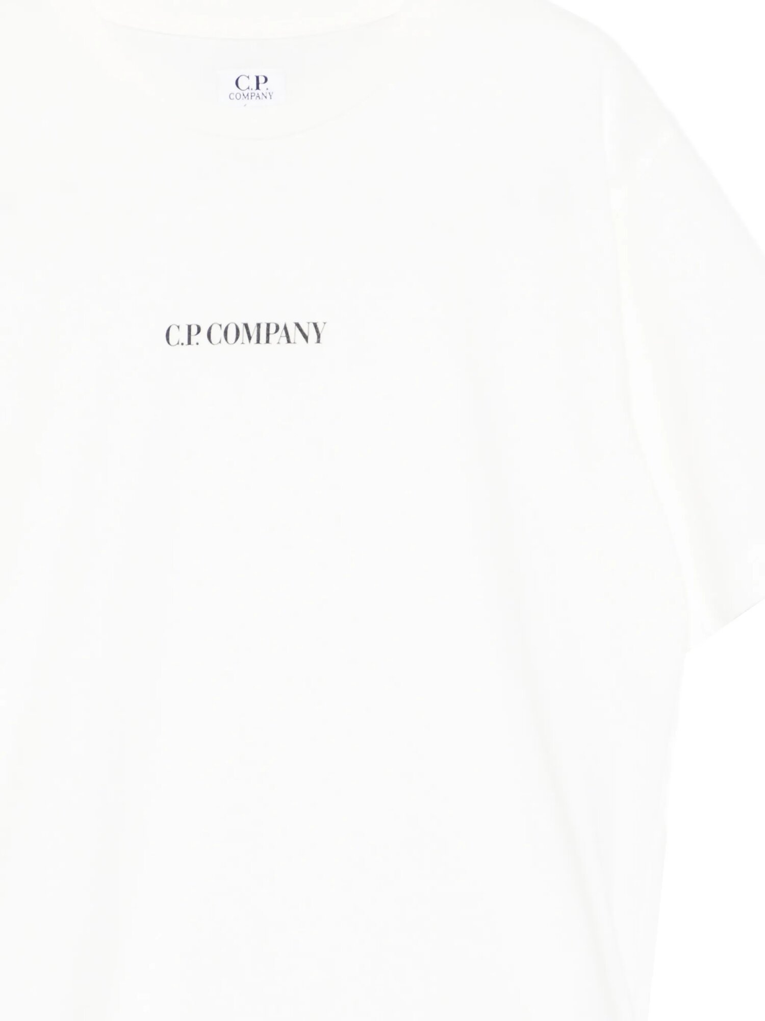 Футболка C.P. COMPANY Logo T-shirt, размер 10 лет, белый — фото 1