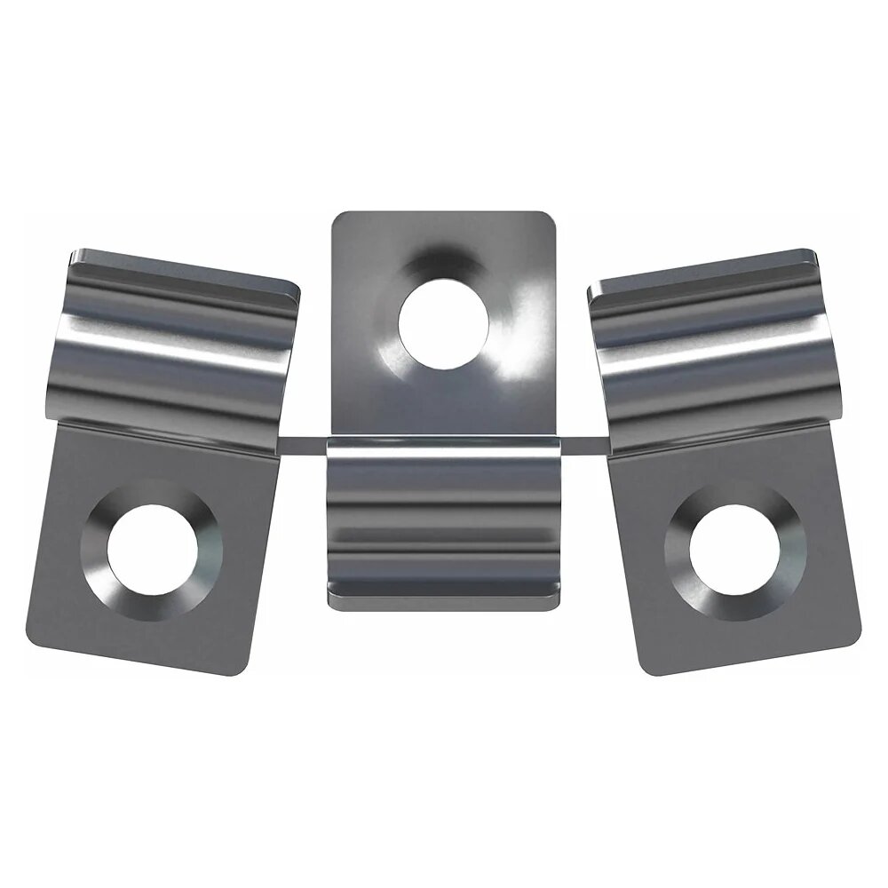 Клипса HILST Premium 3D металл, 7 мм, 100 шт. H3D7