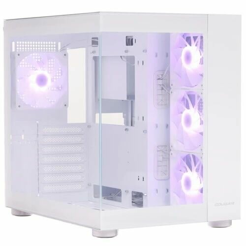 Компьютерный корпус Cougar FV150 RGB White (385KA10.0003) белый - Midi Tower, ATX, USB 3.2 Gen 1 Type-A, USB 3.2 Gen 1 Type-C