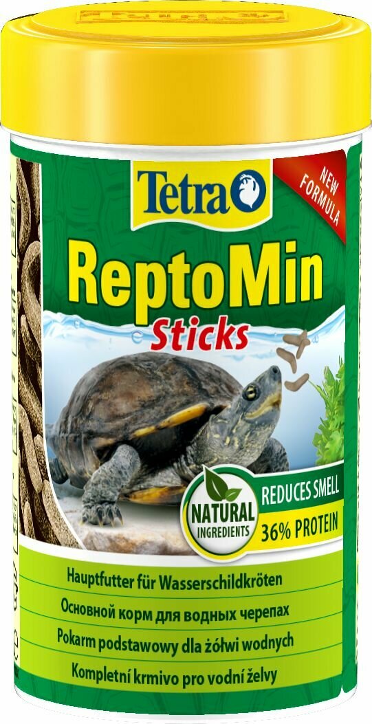 Корм сухой Tetra ReptoMin Sticks 500 мл для водных черепах в виде палочек