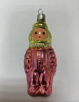Елочная игрушка Космонавт 7см