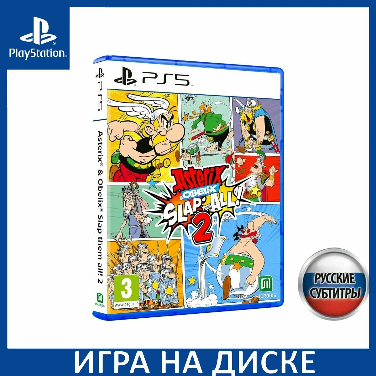 Asterix & Obelix: Slap Them All 2 (Игра на диске) (Русские субтитры) (PS5)