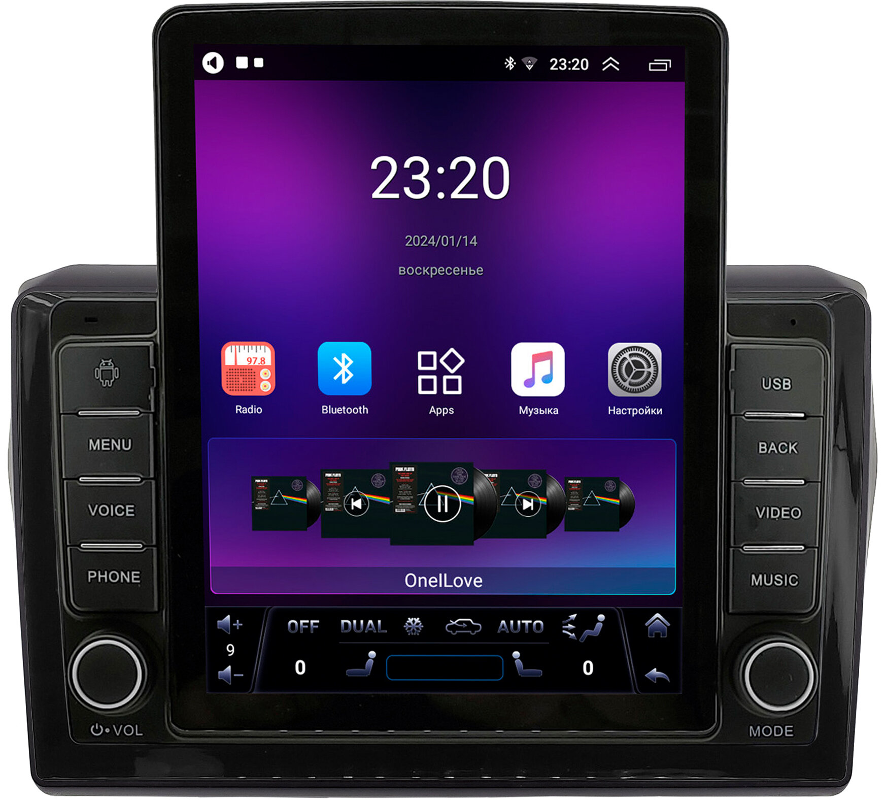 Штатная магнитола Suzuki Swift 5 2016-2024 (матовая) Canbox GTR095-10-068 на Android 10 (QLed, 4/64, DSP, CarPlay)