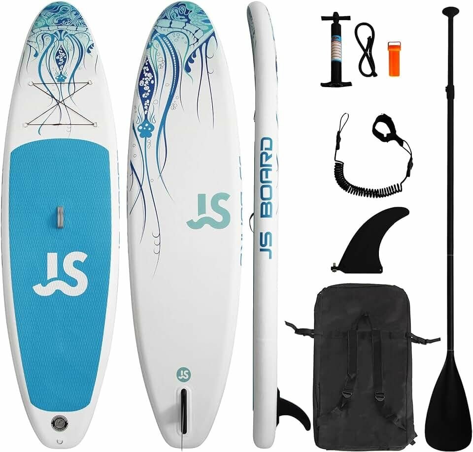 Надувной SUP-борд JS Medusa 11" для серфинга с полным комплектом, двойной кант
