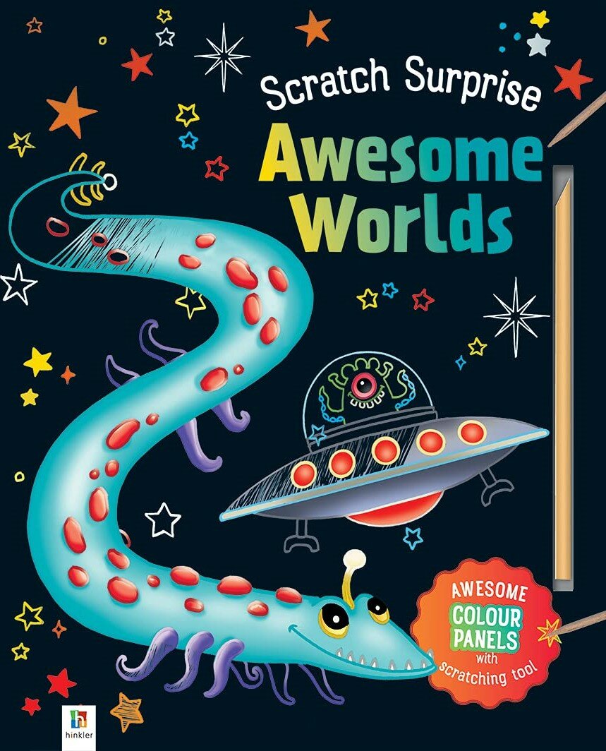 Scratch Surprise Awesome Worlds Staple Bound