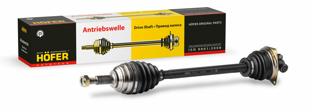 Привод колеса Renault Logan 08- 16V, Largus 8V левый МТ 23 шлица Hofer