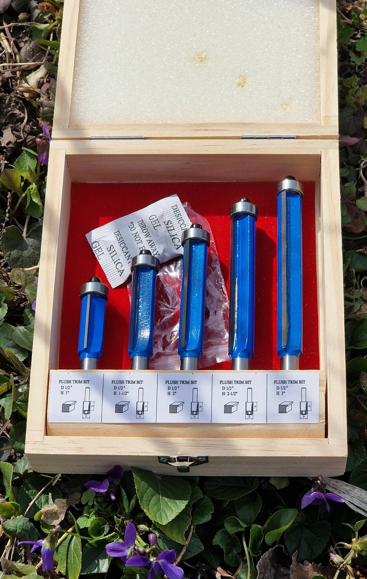 Набор фрез 5пр. хвостовик 8мм 5G F4-5G Скол