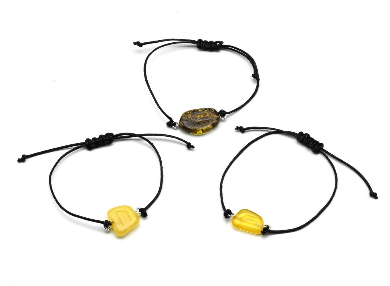 Браслет, янтарь