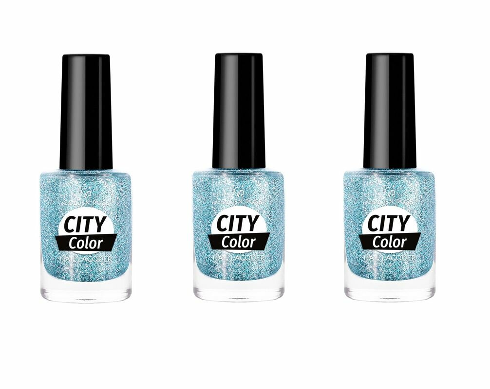 Golden Rose Лак для ногтей City Color, тон 106, 3 шт