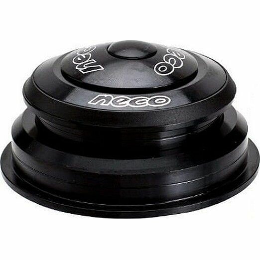 Рулевая колонка Neco H383AEM, ZS44/56, 1 1/8-1 1/2", алюм. чашки, пром. подшипники, черный