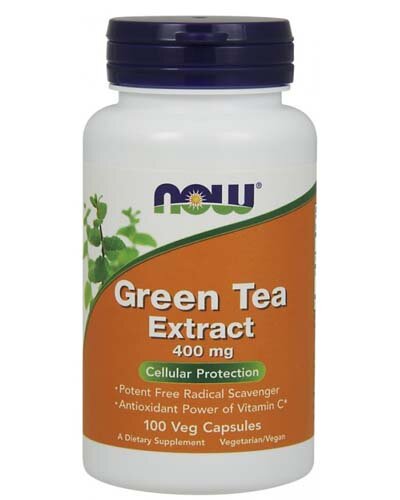 NOW Green Tea Extract 400 мг 100 капс (NOW)