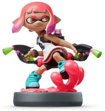 Amiibo Интерактивная фигурка Инклинг-девочка неоново розовая Inkling Girl Neon Pink Splatoon Collection