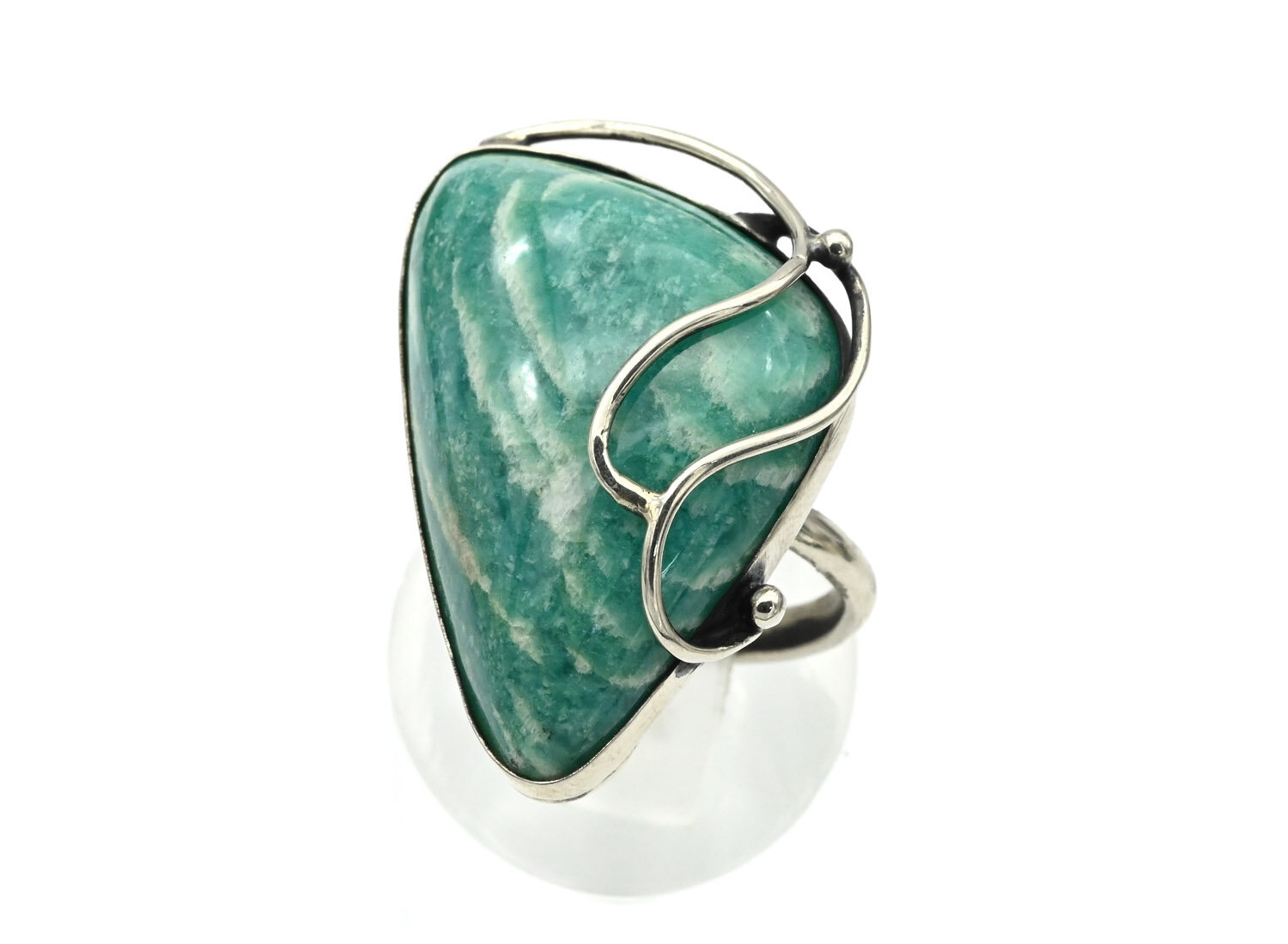 Кольцо, амазонит