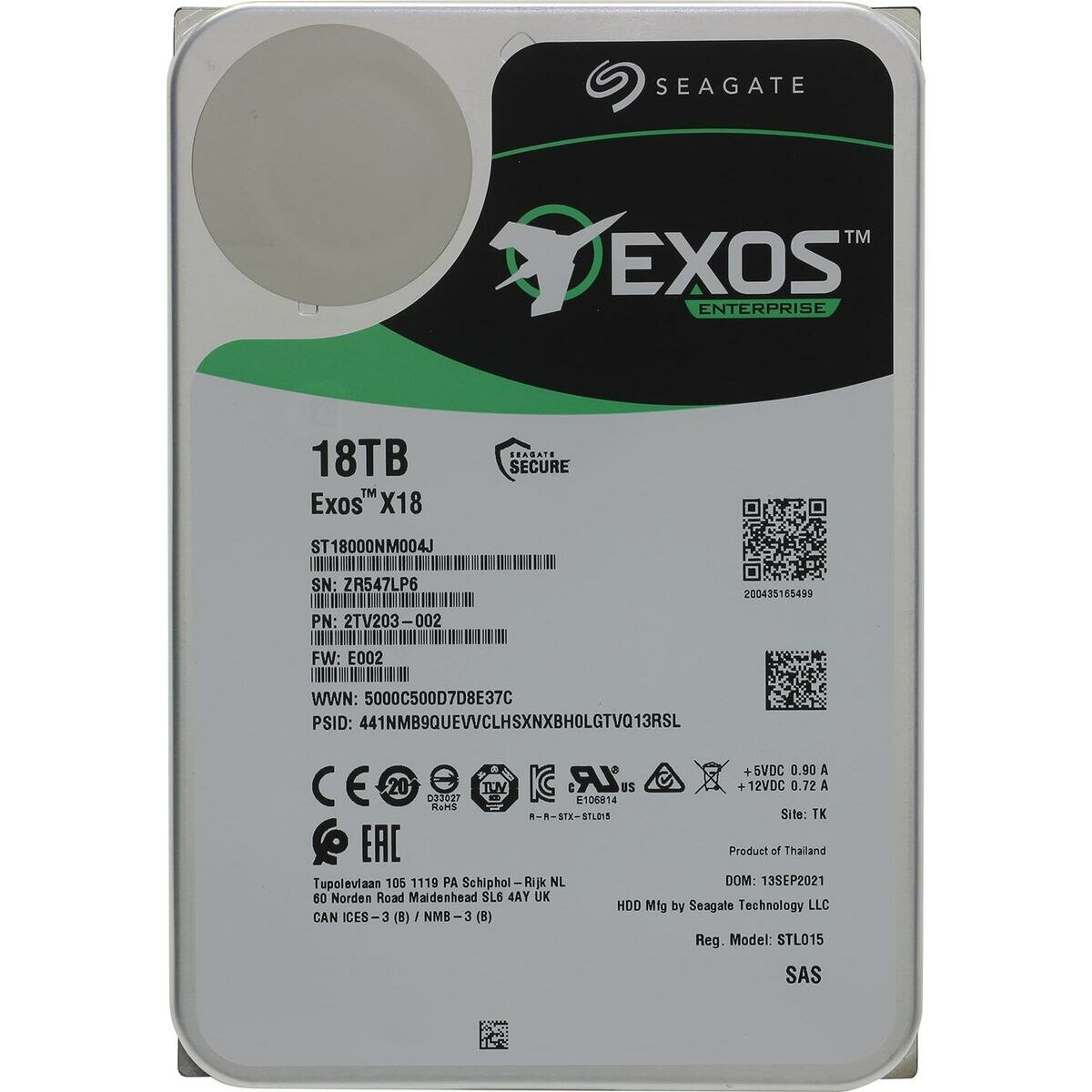 Seagate Exos X18 ST18000NM004J