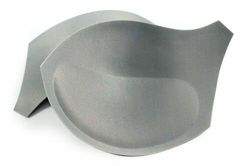 Чашечки для бюстгальтера ШвейТорг №0020-75, полиэстер, 10x13,5 см, серые