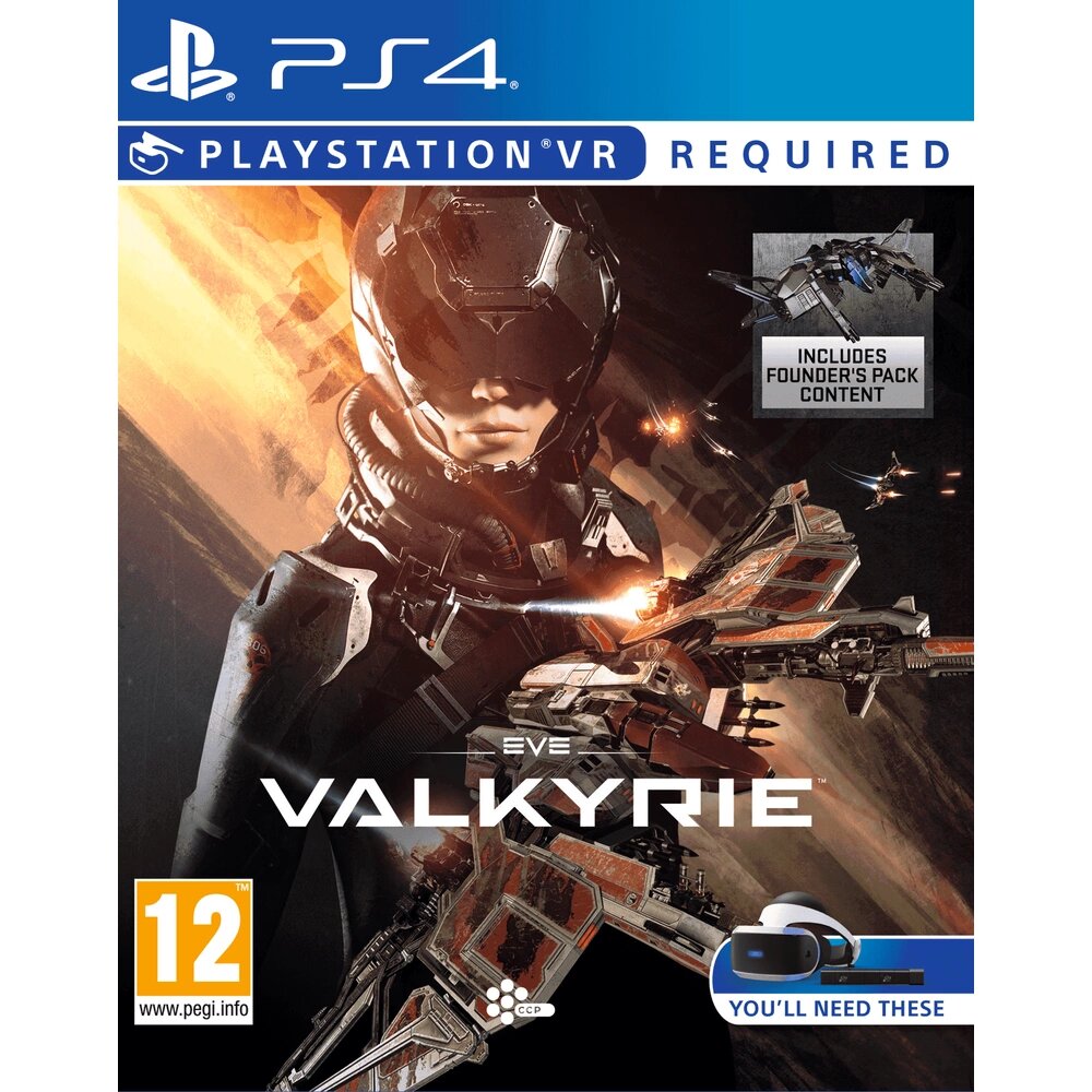 Игра EVE: Valkyrie (PS4, только для PS VR) Sony Computer Entertainment (SCE) Blu-ray диск 12+
