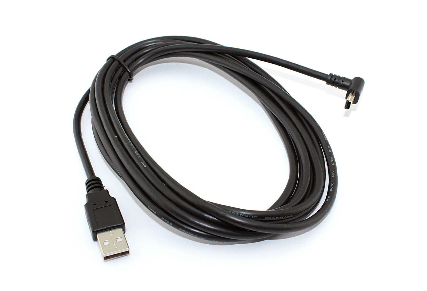 Кабель USB Type A на Mini USB угол вверх 3 м