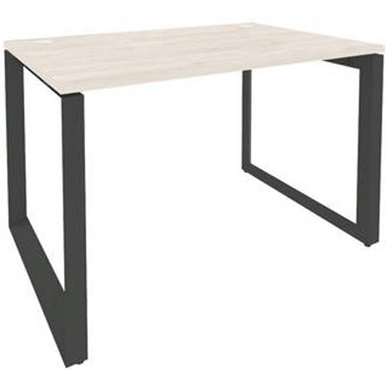 Стол рабочий Riva CHAIR на О-образном м/к O. MO-SP-2.8 Денвер светлый/Антрацит металл 1180*800*750 Onix