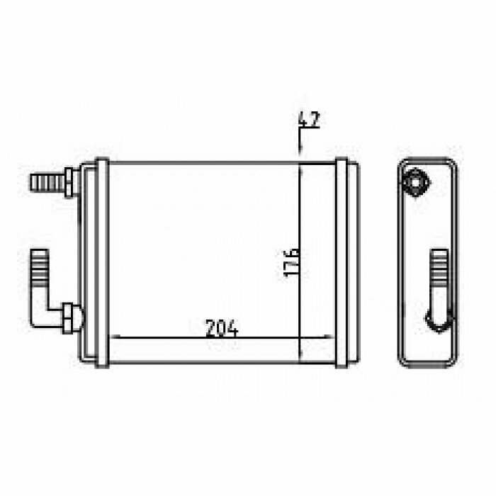 Радиатор печки ГАЗ ГАЗель 3302 2217 Wonderful