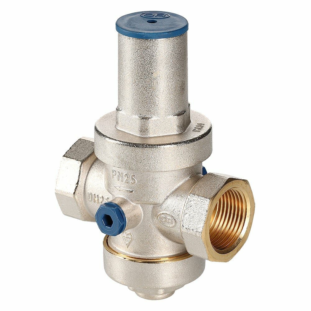 Редуктор давления поршневой Officine Rigamonti 1" PN25 от 1 до 5,5 бар, никель OR.233. N.06