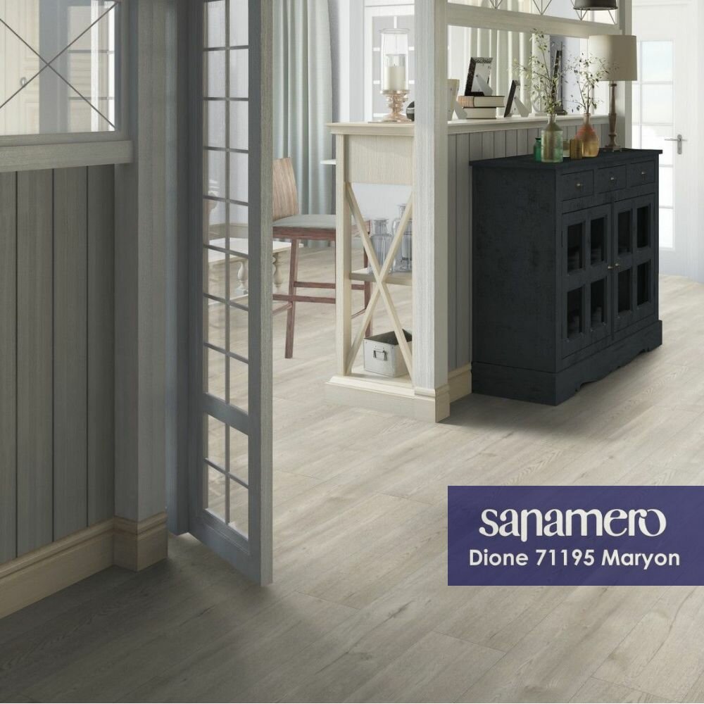 Кварцвинил SPC Sanamero Dione Maryon(1200х180) 10шт./уп, 2.16м2, 71195