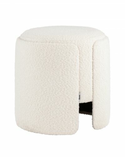Пуф Stool Group Taks букле белый