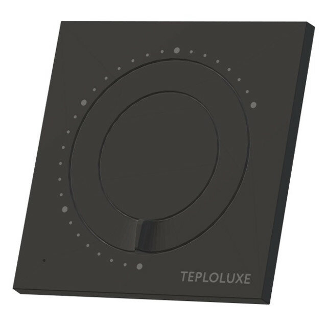 Теплолюкс Solus механический терморегулятор чёрный для точного контроля температуры