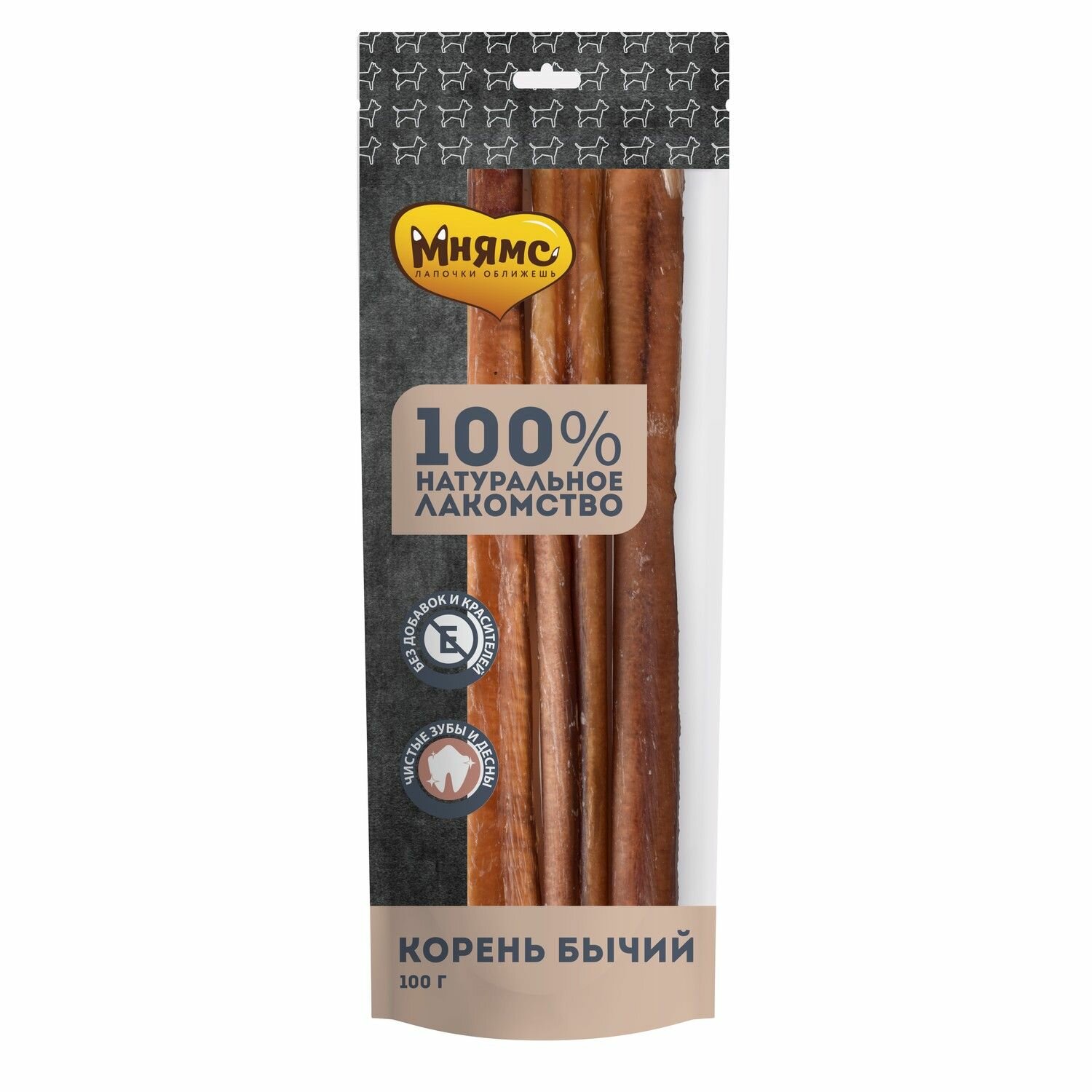Лакомство Мнямс для собак Корень бычий 100 г