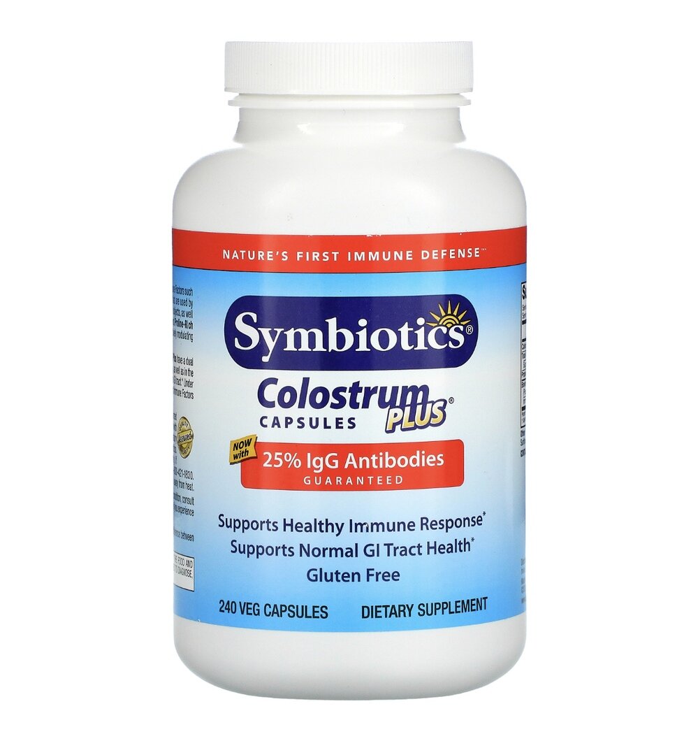Молозиво Symbiotics Colostrum Plus, 240 капсул