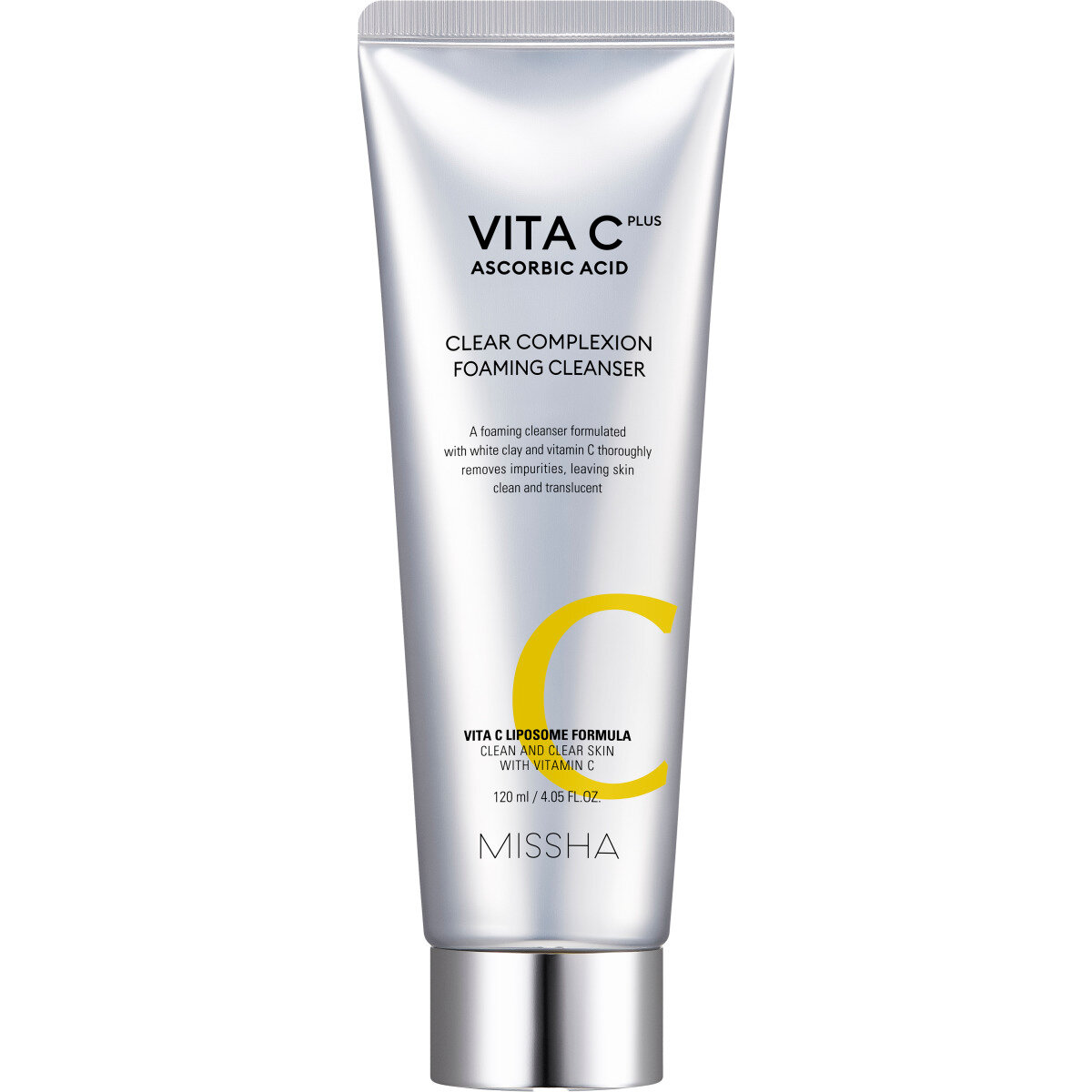 Пенка для умывания с витамином С, Missha, Vita C Plus Clear Complexion Foaming Cleanser, 120 мл