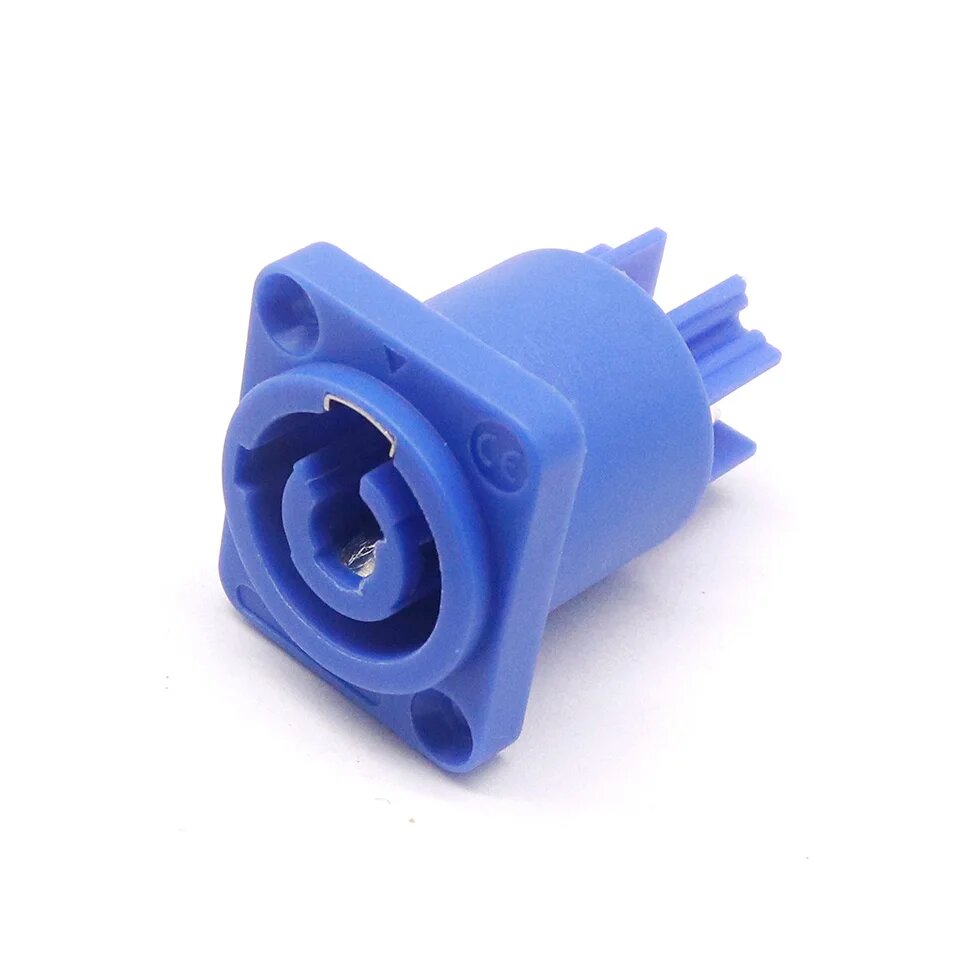Коннектор Powercon female, 3pins blue
