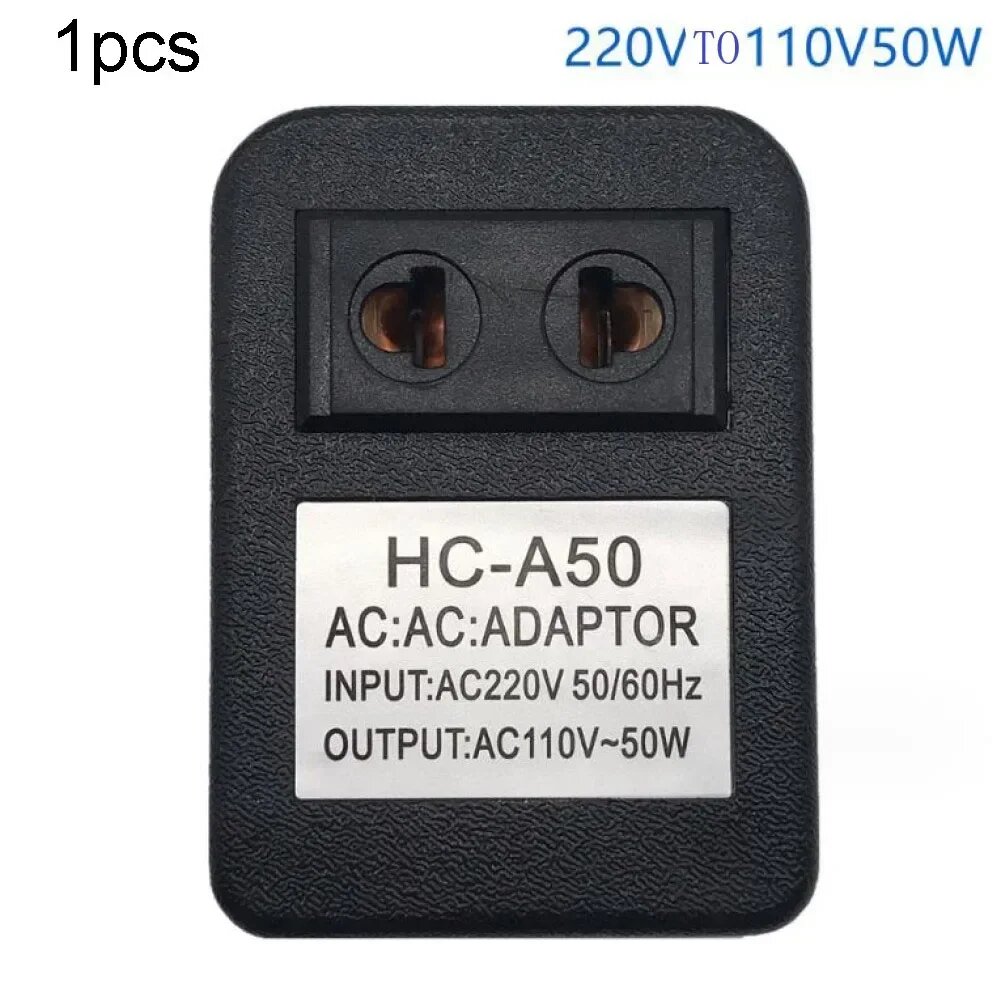 Понижающий трансформатор 220В до 110В/110В до 220В 50Вт 220V to 110V 50W
