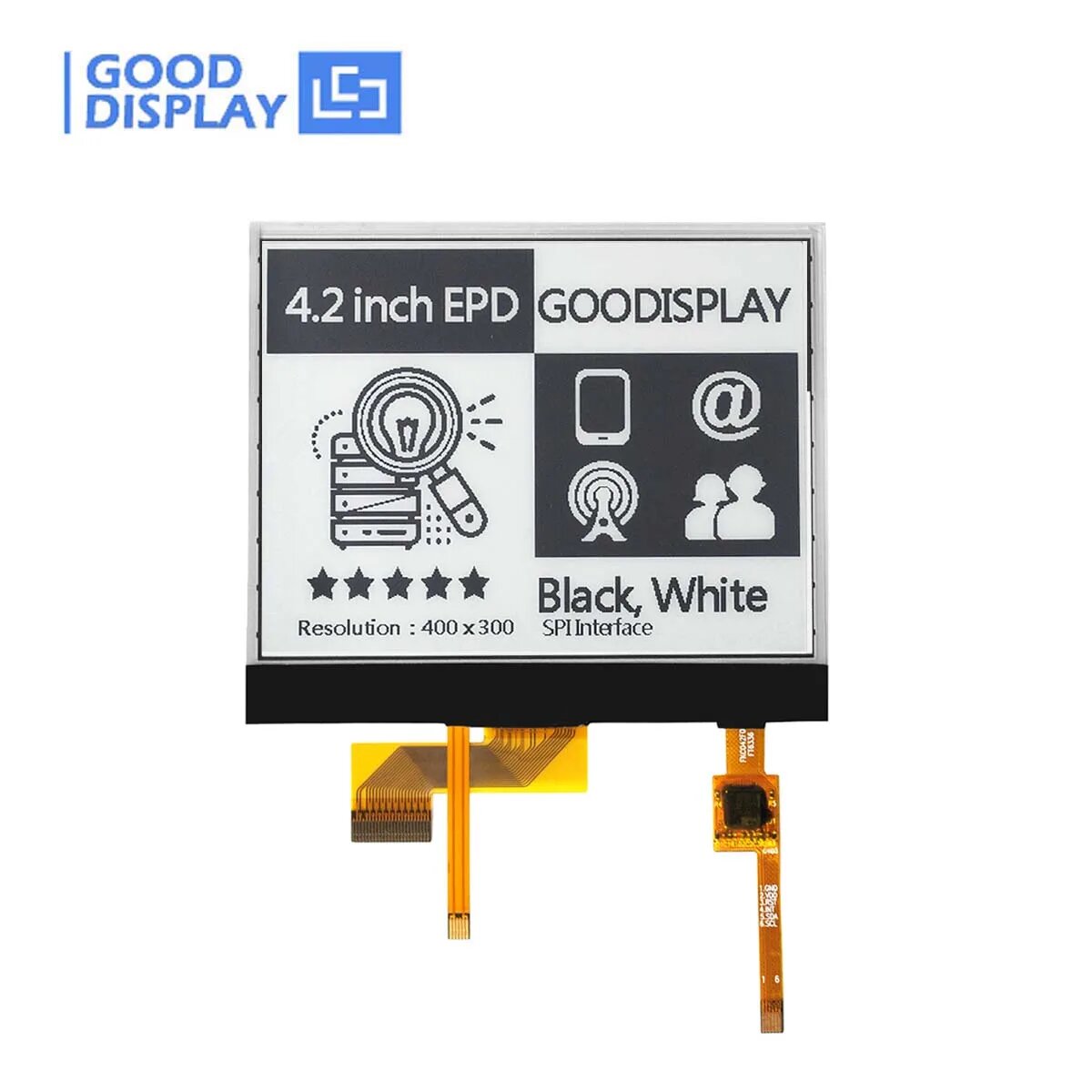 GooDisplay GDEY042T81-FT02, 4.2" E-Ink дисплей
