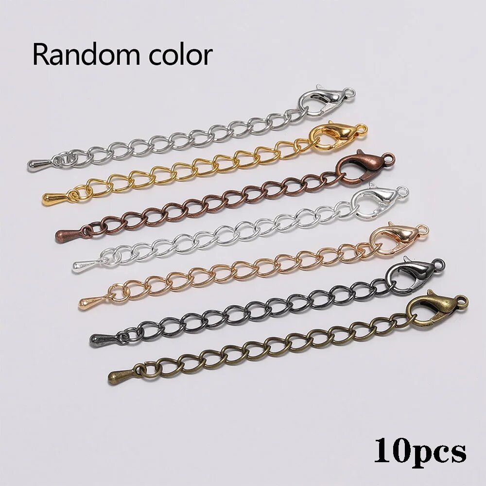 Металлические карабины 50 мм, 10 шт, цвет Mix color10