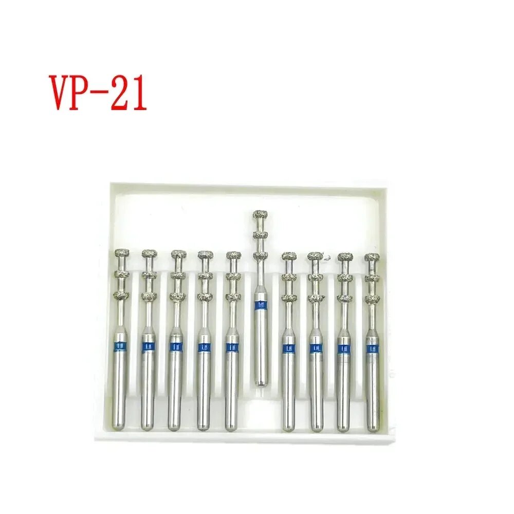 Стоматологические боры Xceldent VP-21, 10 шт.