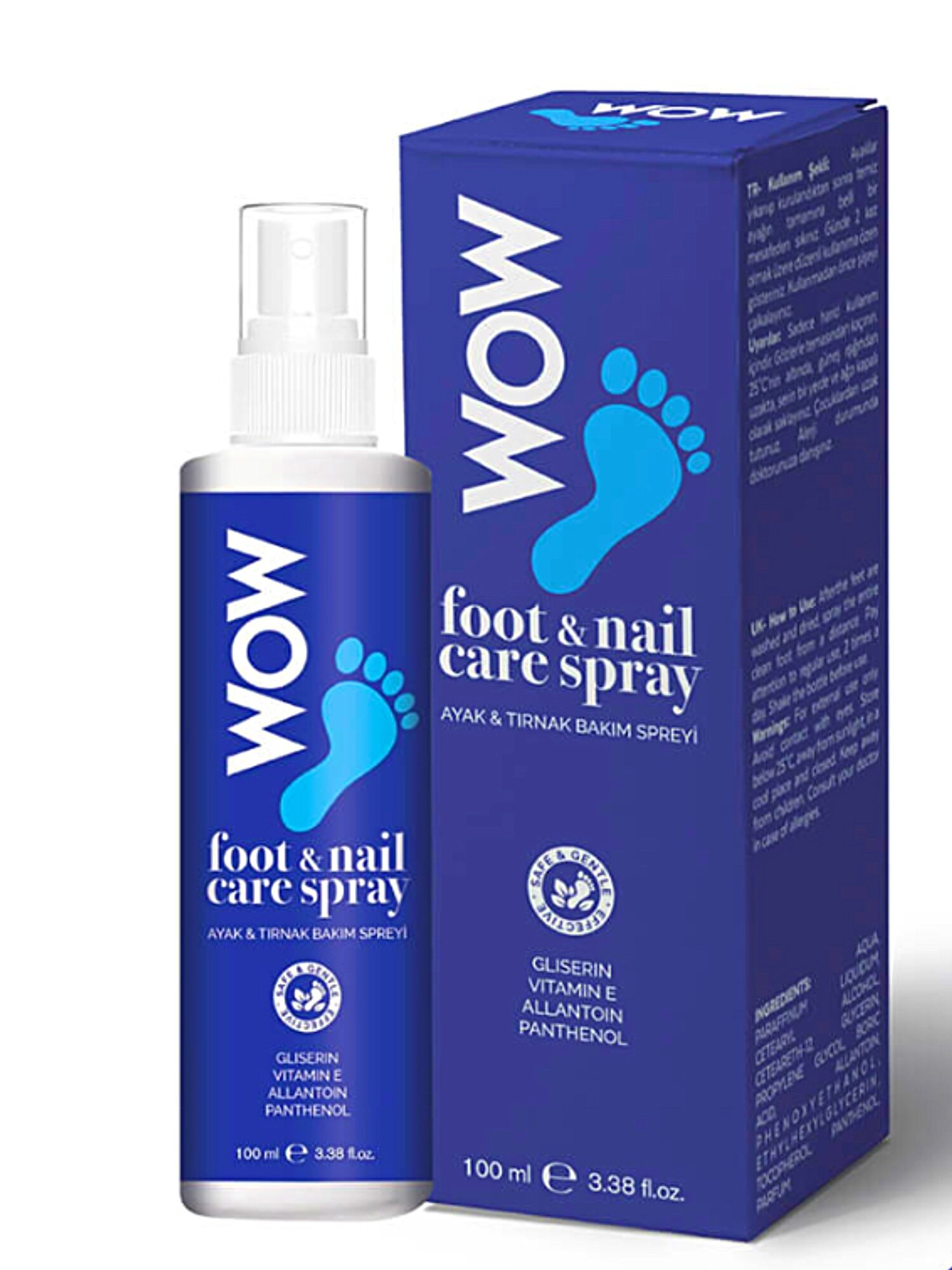 Спрей для ног от запаха против грибка Wow