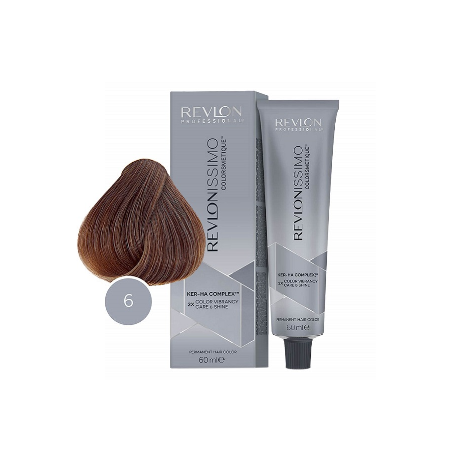 Revlon Professional Revlon Revlonissimo Colorsmetique 6 - Перманентная краска для волос темный блонд 60 мл
