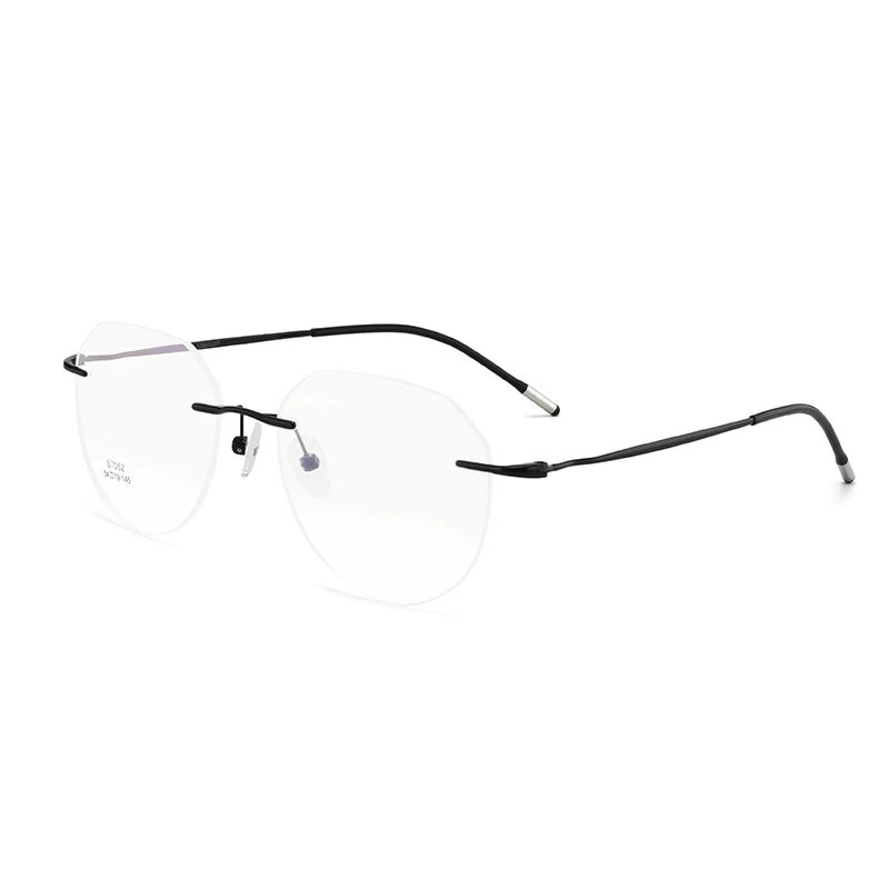 Мужские очки Gmei Optical из титанового сплава, Black