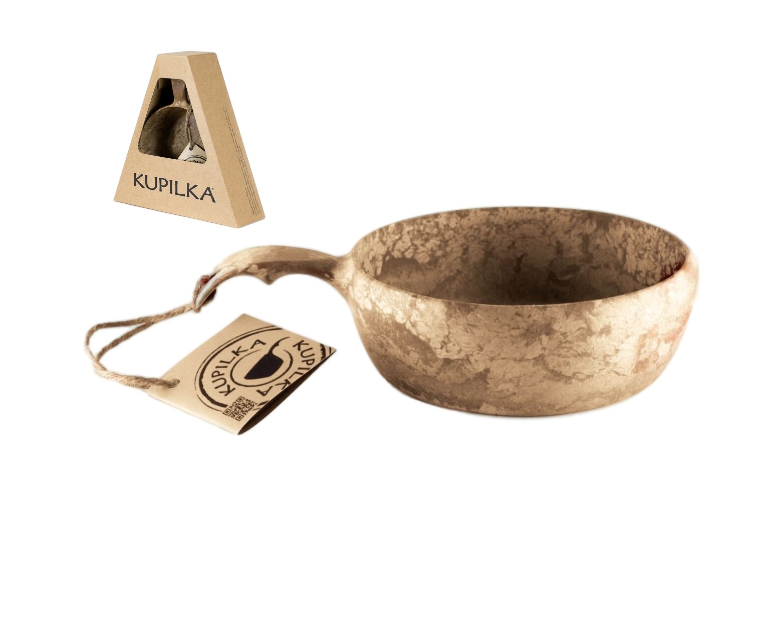 Финская миска Kupilka 33 Junior (330 мл.) Craft Box, цвет: коричневый